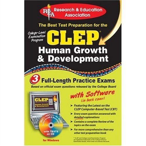 CLEP Human Growth & Development w/ CD (REA) - The Best Test Prep for ...