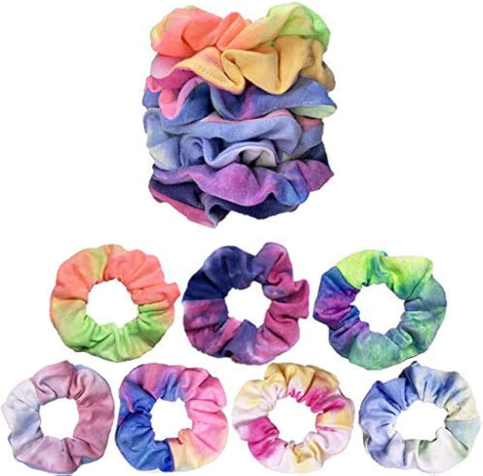 Amazon.co.uk: rainbow scrunchie