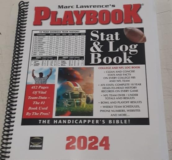 MARC LAWRENCE'S PLAYBOOK PROFESSIONAL FOOTBALL HANDICAPPER'S STAT & LOG ...