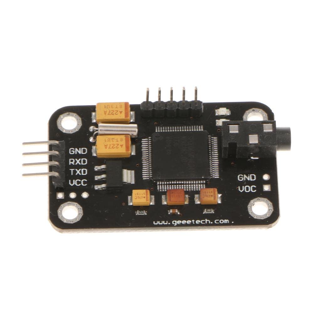 LYLA Voice Recognition Module Board and Microphone& 4Pin Jumper Wire ...
