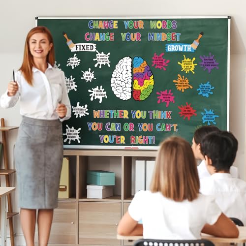 Snapklik.com : Pasimy Growth Mindset Bulletin Board Set Motivational ...