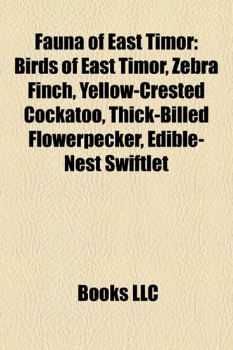 Fauna of East Timor: Birds of East Timor : Llc, Books: Amazon.es: Libros