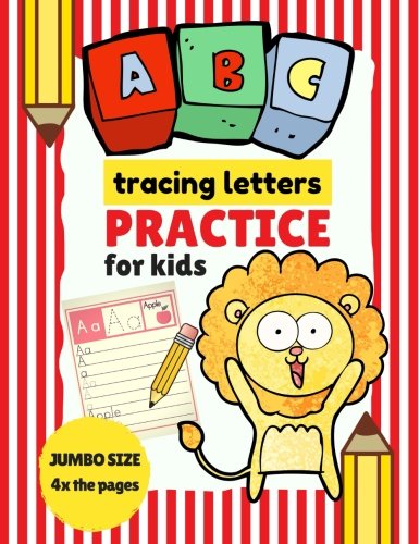 Amazon.com: ABC Tracing Letters Practice for Kids: Jumbo Size, 4x the ...