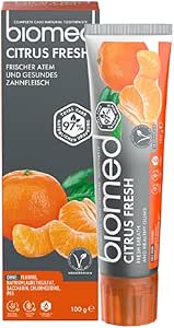 BIOMED CITRUS FRESH | Vegetarian Natural Toothpaste for fresh breath ...