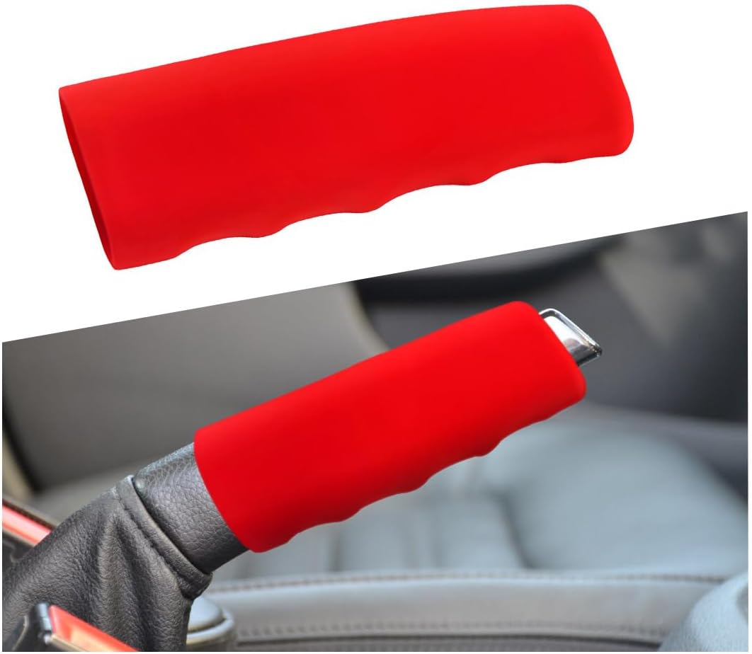 Amazon.com: Gasedin Car Handbrake Cover, Anti-Slip Silicone Auto Hand ...