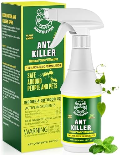 Amazon.com: KICKOUTOR Ant Killer and Repellent Spray 16 OZ Natural ...