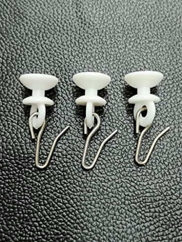 Buy FAPBADRI Plastic Runner for C Channel/Curtain Track with Metallic ...