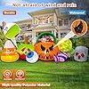 Amazon.com: 10 FT Halloween Inflatable Blow up Outdoor Decorations Pumpkin Ghost Combo ...