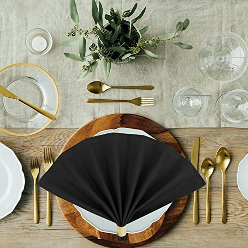 Sweet Needle – Pack of 4-100% Cotton Oversized Dinner Napkins 45 CM x ...