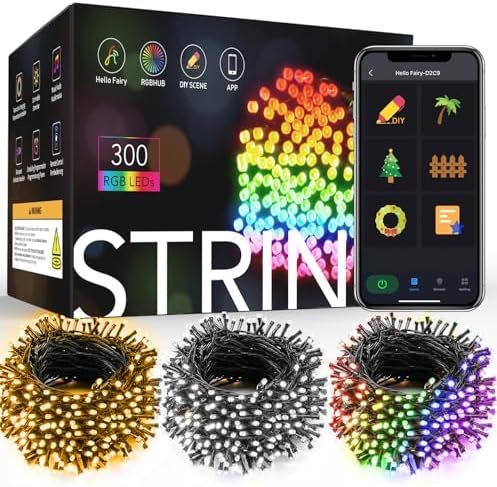 Smart Color Changing Christmas Lights, Christmas Decoration Lights with ...