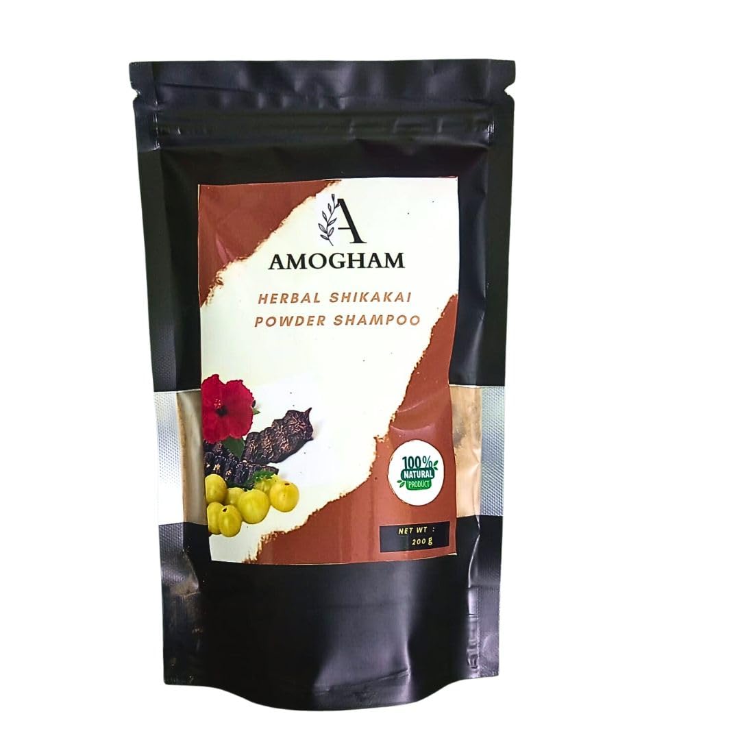 Amogham Sembaruthi Shikakai Powder Natural Hair Cleanser For Deep ...