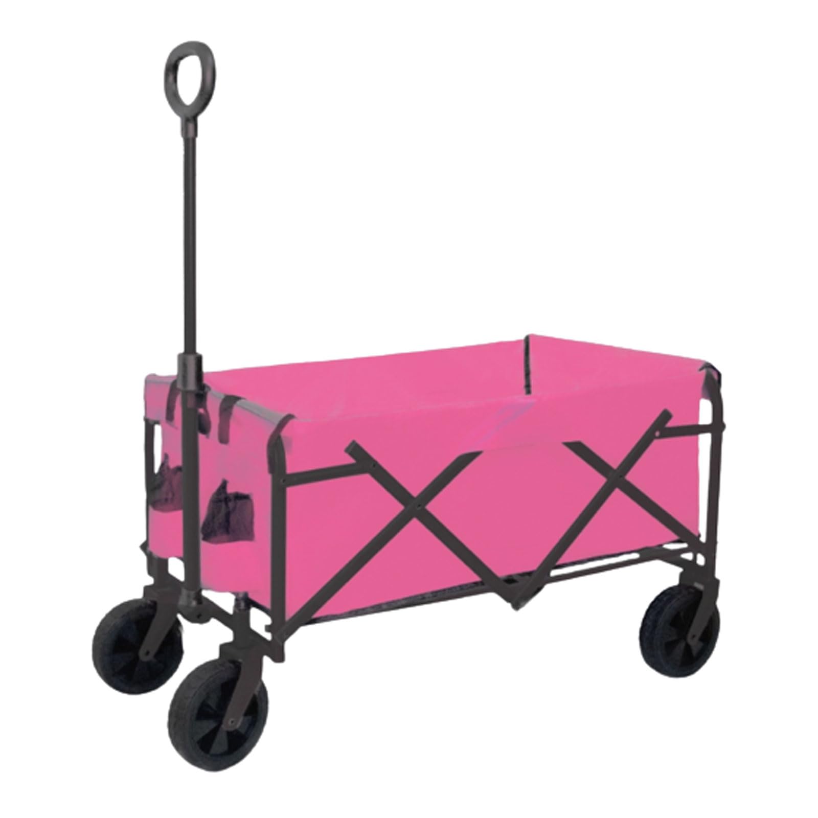 Outdoor Wagon Cart with Wheels Foldable All Terrain Utility Yard Carts ...