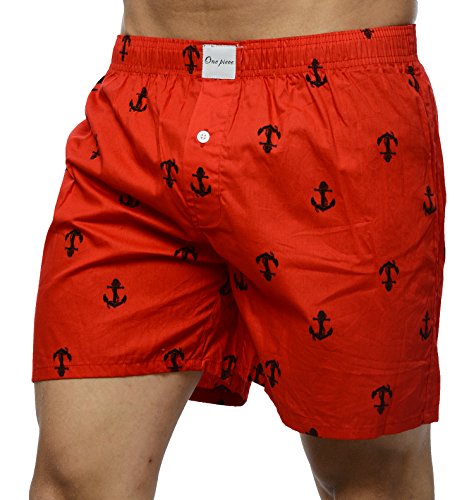 Buy One Piece Men's Boxers (OP-PR-0010-AQ _XXL, Red, XXL) at Amazon.in