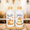 Amazon.com: JarThenaAMCS 2Pcs Fall Soap Dispenser Maple Leaves Pumpkin ...