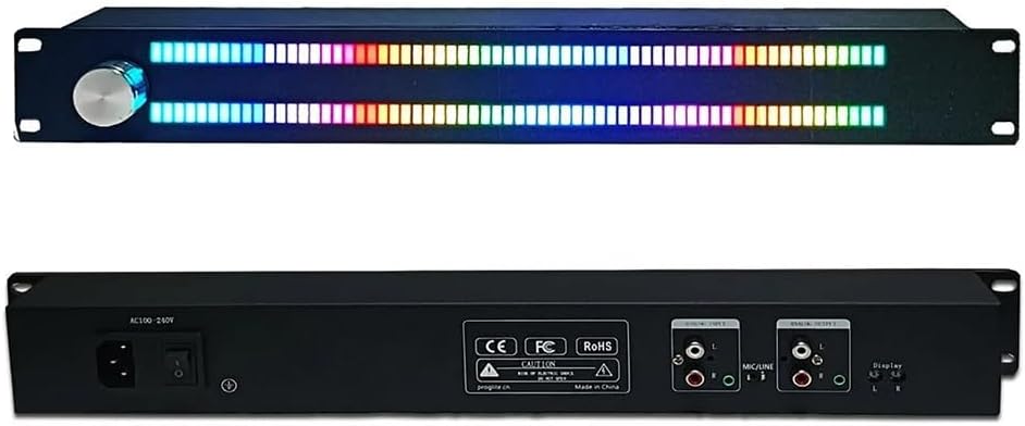 LED Music Spectrum Indicator, VU Meter Level Indicator Analyzer Full ...