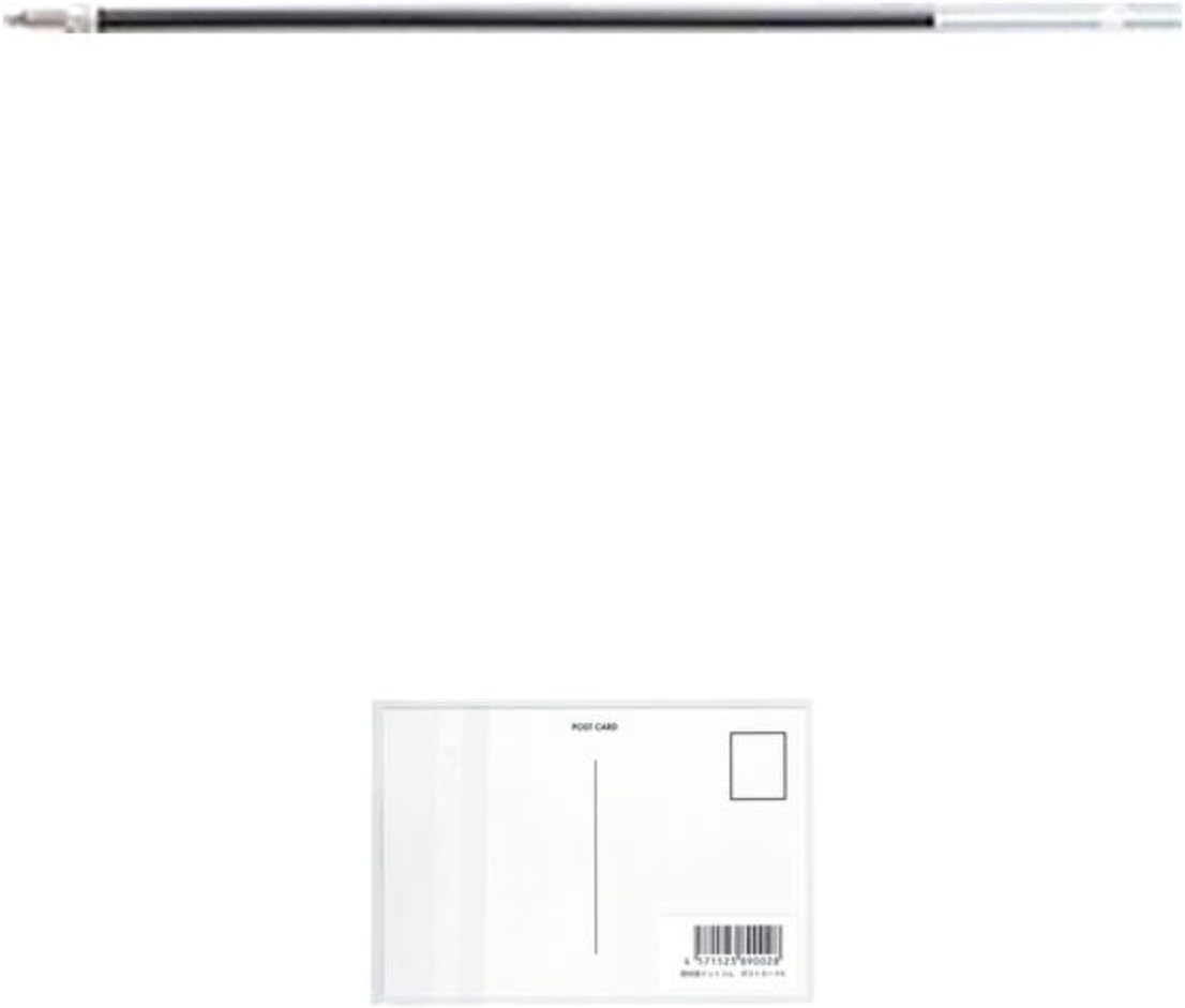 Amazon | ゼブラ 油性ボールペン替芯 H-0.7芯 黒 B-BR-6A-H-BK 【× 4 本 】 + 画材屋ドットコム ポストカードA | 詰め替えインク | 文房具・オフィス用品