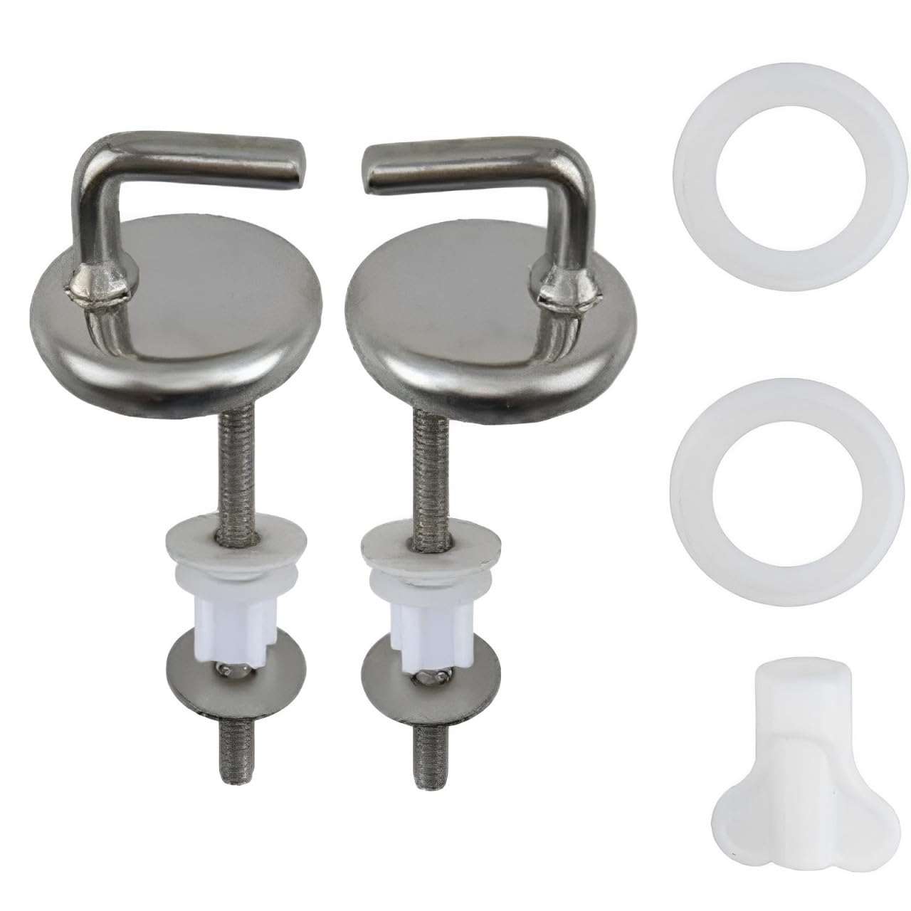 2 Packs Toilet Seat Hinges, Toilet Seat Fittings, Toilet Seat Hinges ...
