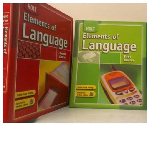 2 Volumes of Holt Elements of Language: First Course 7th Grade and ...