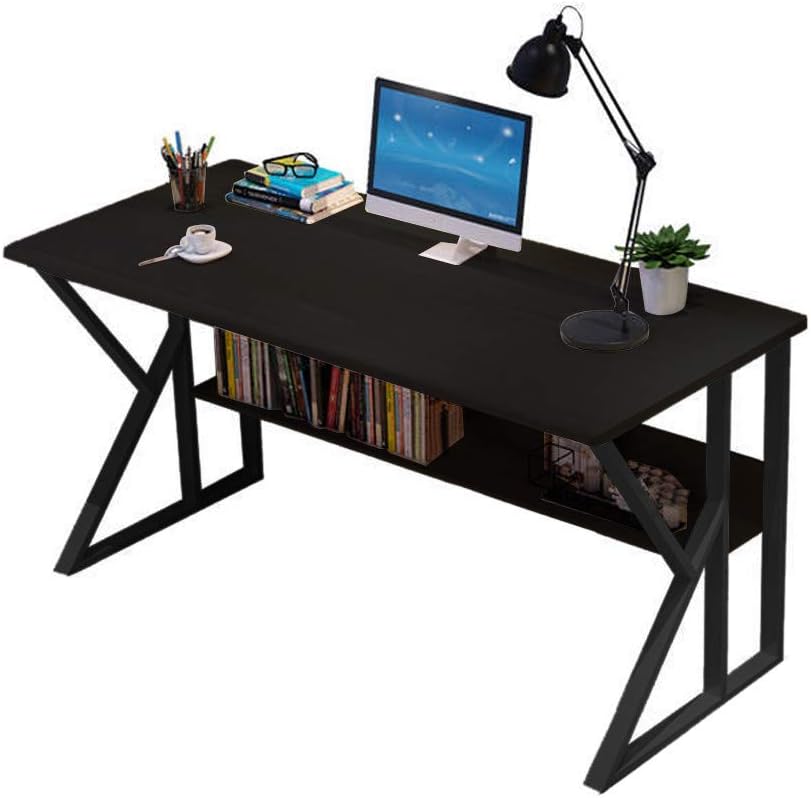 Amazon.com: Home Office Desk 47 inch - Modern Desktop Computer Desk ...