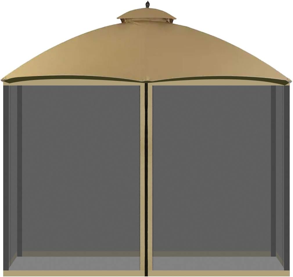 Amazon.com : EasyLee Gazebo 10x12 Replacement Mosquito Netting, 4-Panel ...