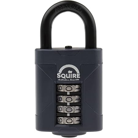 Squire CP1/CP50 All Weather Combination Security Combi Padlock : Amazon ...