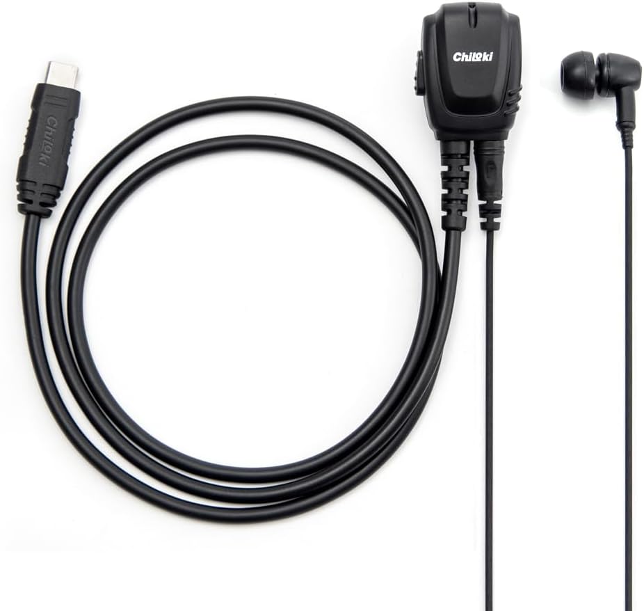 Amazon.com: Chiloki ZW110 Wired PTT Headset for Zello Walkie Talkie ...