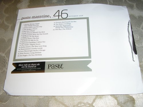 Paste Magazine New Music Sampler #46 September 2008 - Amazon.com Music