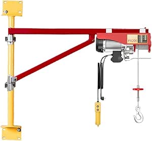 Amazon.com: Electric Hoist 220V Crane + Wall Rotating Bracket ...