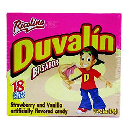 Amazon.com: Duvalin Strawberry Vanilla, 18 Count (SUGAR CANDY - ETHNIC)