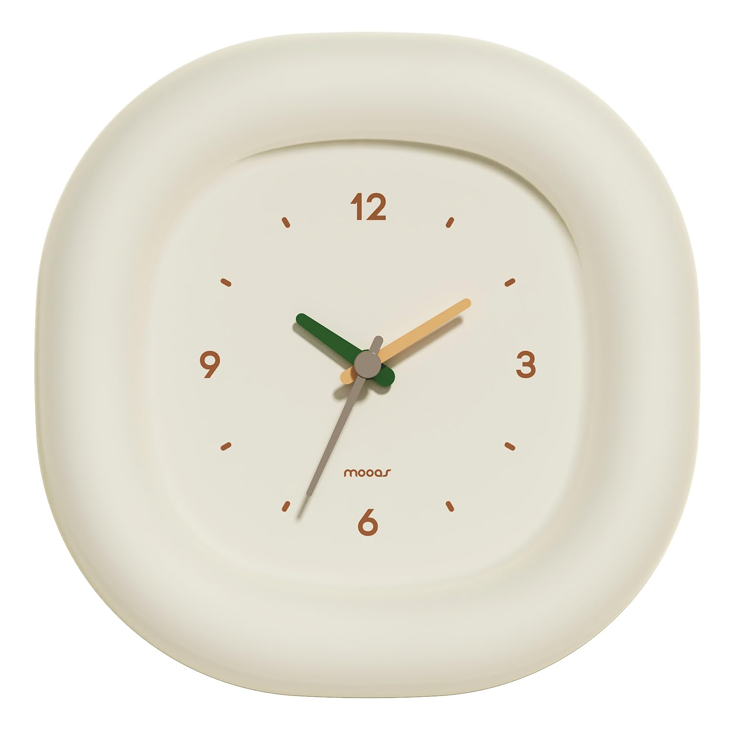 Amazon.com: mooas Cute Mini Analog Marshmallow Clock 6.9 Inch Aesthetic ...