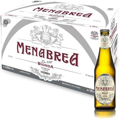 MENABREA Birra La 150 Bionda In Cartone Da 24 Bottiglie - 330 ml ...