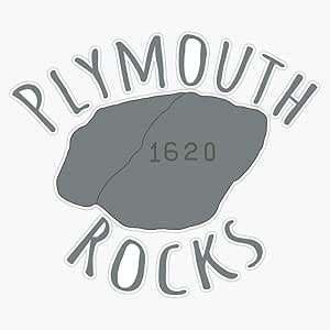 Amazon.com: Plymouth Rocks Sticker Bumper Sticker Vinyl Decal 5 ...