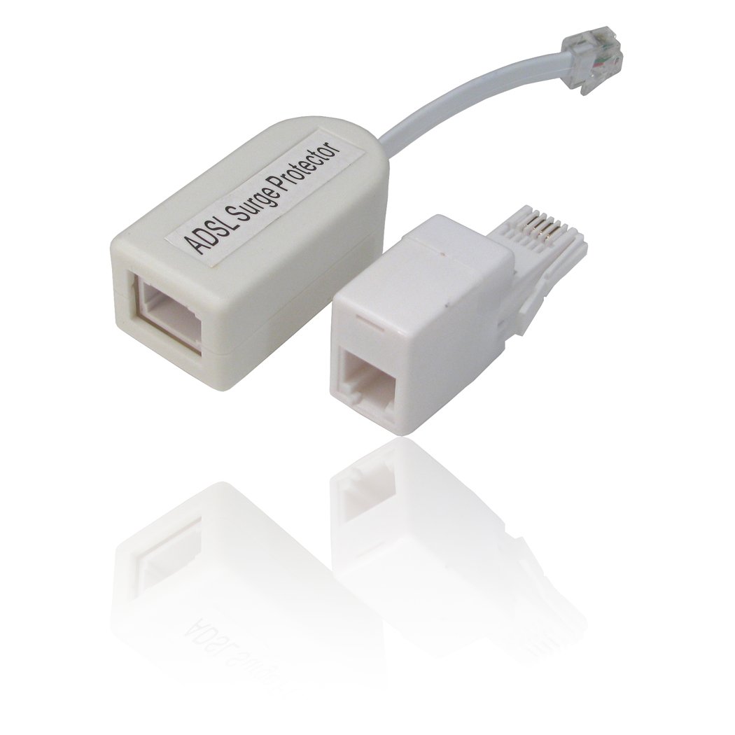 World of Data ADSL Modem/RouterSurge Protector & Adapter : Amazon.co.uk ...