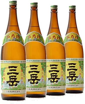 Amazon.co.jp: Mitake 5.9 fl oz (1,800 ml), Set of 4, Yakushima, 25 ...