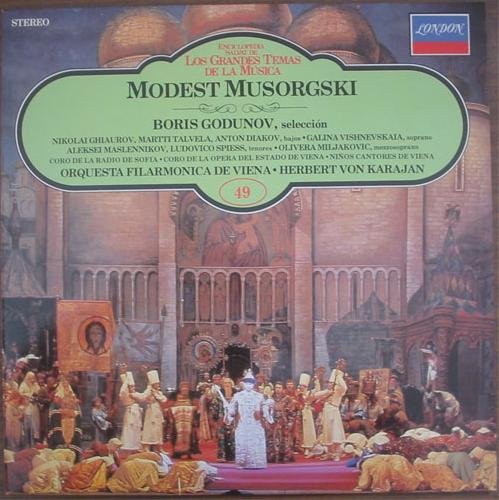 Disco Vinilo - Old vinyl .- MODEST MUSORGSKI: BORIS GODUNOV, SELECCIÓN ...