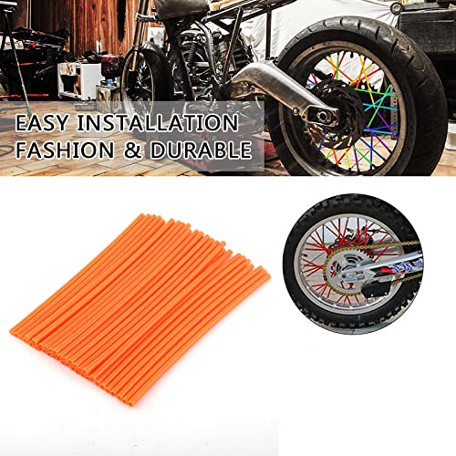 Wheel Spoke Protector, EVGATSAUTO 36pcs Motocross Rims Skins Covers ...