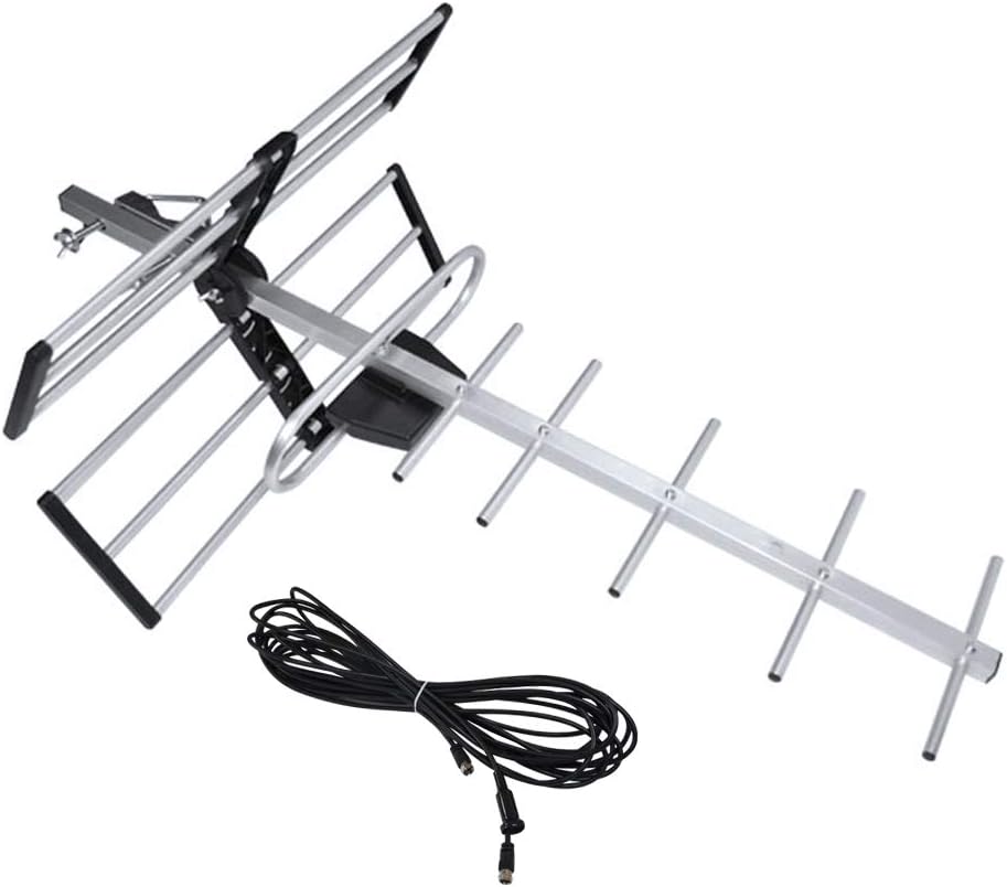 GE Antena de TV para Exteriores, Largo Alcance, Resistente a la ...