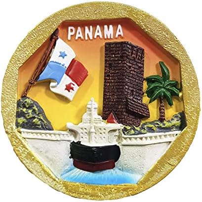 Amazon.com: Panama 3D Refrigerator Magnet Resin Travel Souvenirs ...