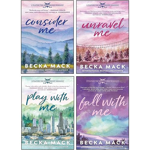Playing For Keeps Series By Becka Mack 4 Books Collection Set (Consider Me, Play with Me ...