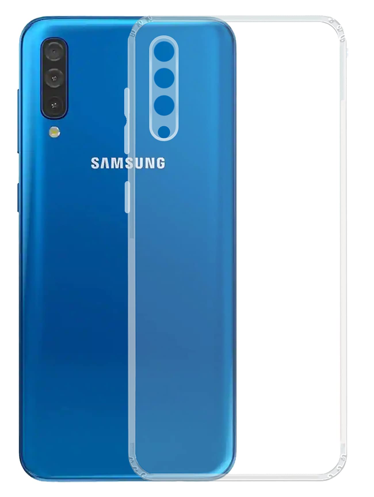 YOFO Silicone Back Cover for Samsung Galaxy A50 / A30s - (Transparent ...