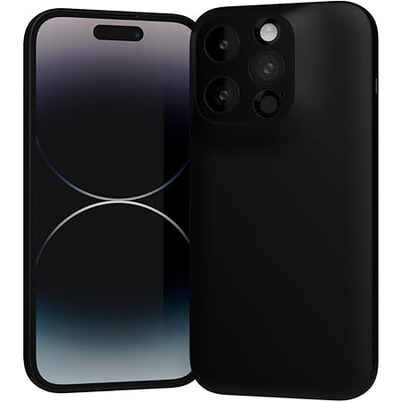 Amazon.co.jp: MYNUS iPhone 14 Pro CASE (ラバーブラック) : 家電＆カメラ
