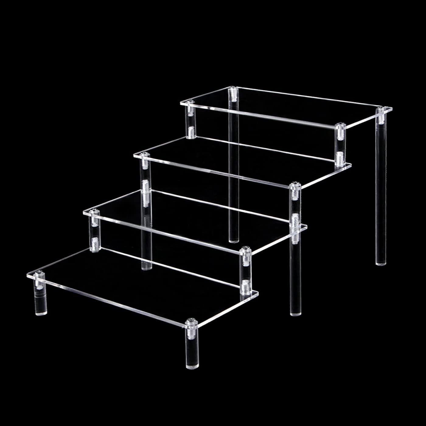 MEIYIFAN Acryl Display Ständer, 4-stufiger Acryl Riser Display Ständer ...