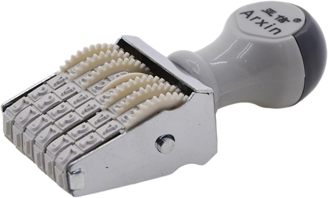 Amazon.com : PENCK 6 Digits Number Stamp, Date Stamp, Rotating Stamp ...