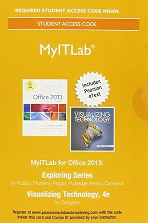 Mylab It with Pearson Etext - Access Card - For Exploring 2013 with ...