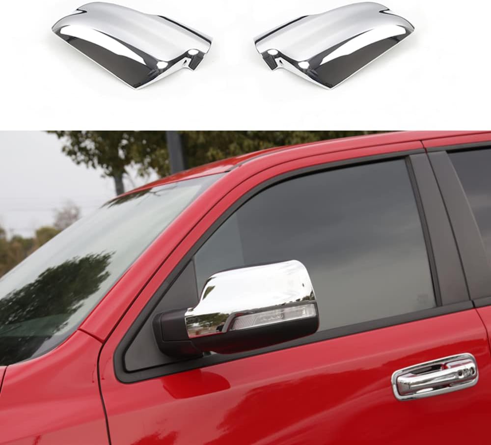 Amazon.com: AOWIS rearview mirror cover is suitable for RAM 1500 2019 ...