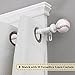 Amazon.com: H.VERSAILTEX Single Window Treatment Rod Set with White and ...