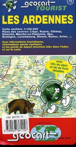 Ardennes Tourist Map and Guide (2007) : Amazon.fr: Livres