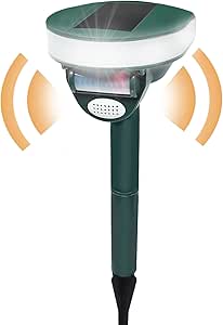 Amazon.com: Solar Animal Repeller Outdoor for Repels Deer Raccoon Cat ...