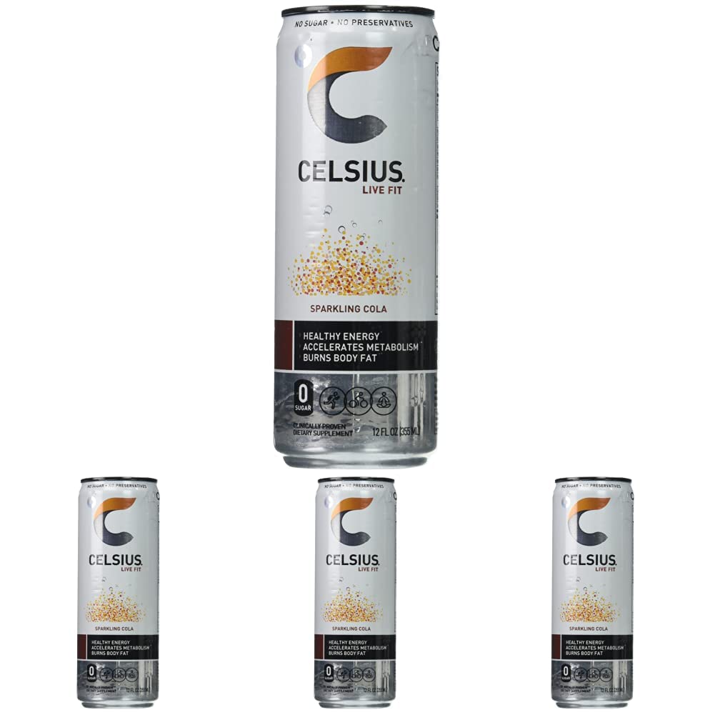 Snapklik.com : Celsius RTD Sparkling Cola, 12 Ounce