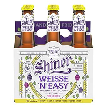 Amazon.com: Shiner, Wheat Weiss And Easy, 6pk, 12 Fl Oz : Grocery ...